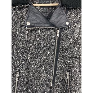 RD Style | Jackets & Coats | Rd Style Black White Wool Tweed ...